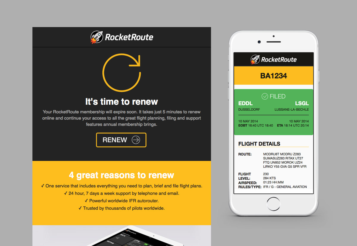 RocketRoute - Case Study | The Pixel Parlour